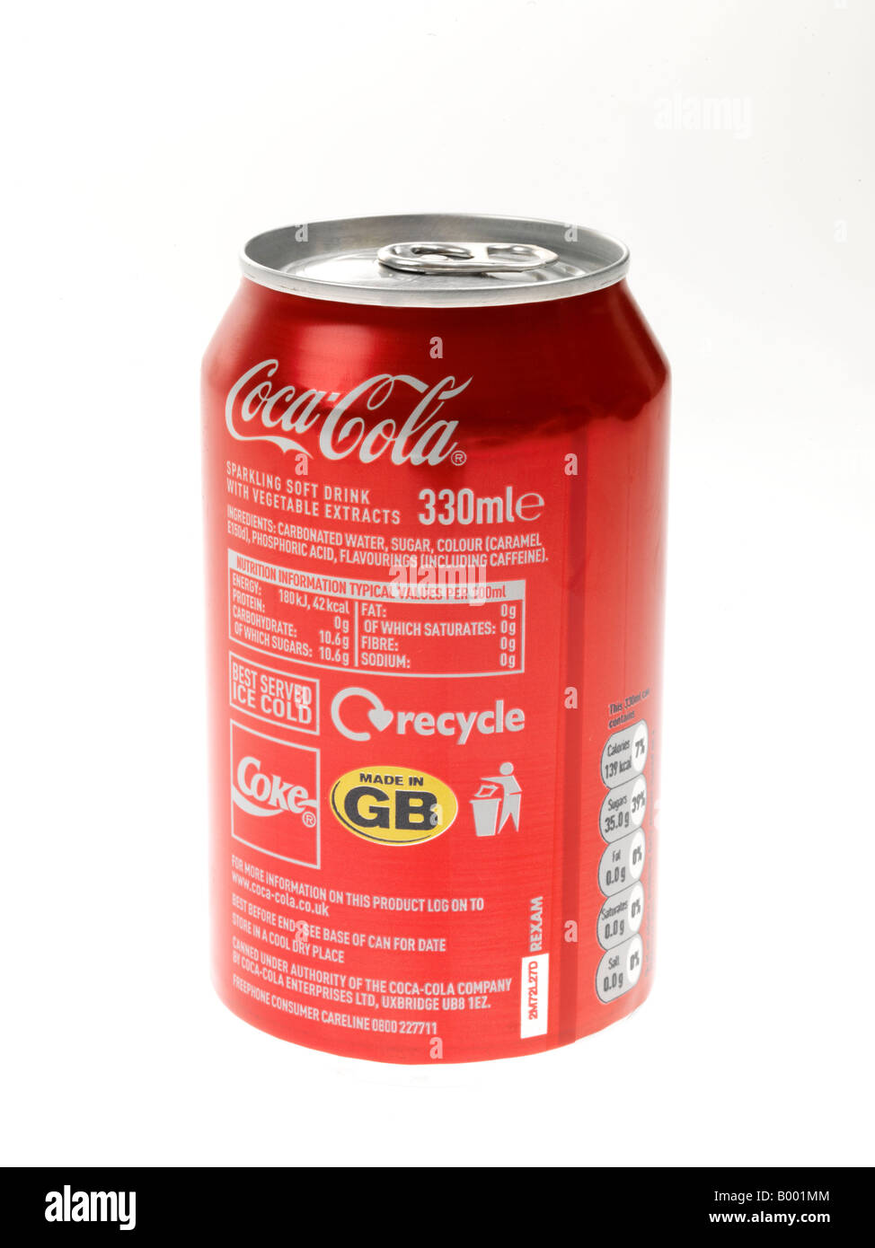 Can Of Coca Cola Stock Photo - Alamy