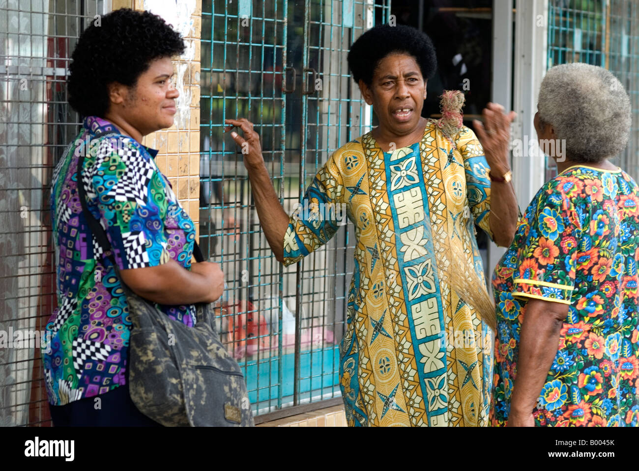 fiji nadi street scene Stock Photo - Alamy