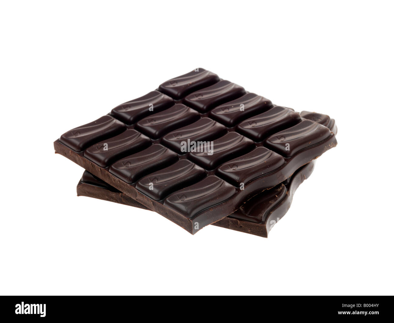 Bar of Dark Chocolate Stock Photo - Alamy