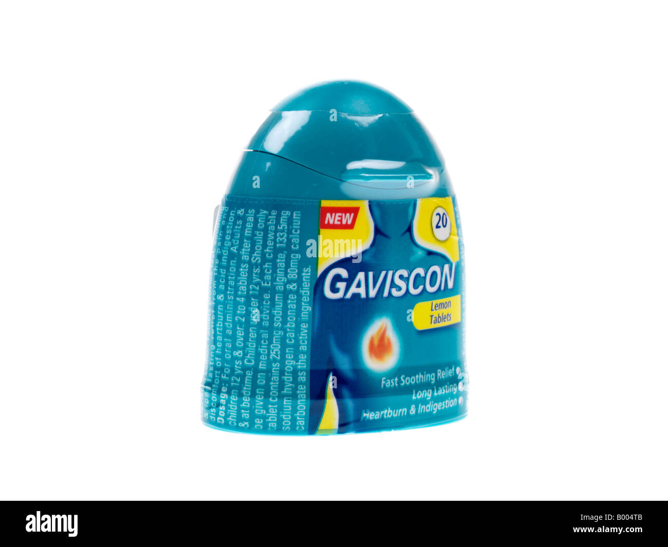 Gaviscon lemon tablets heartburn medicine remedy treatment hi-res stock ...