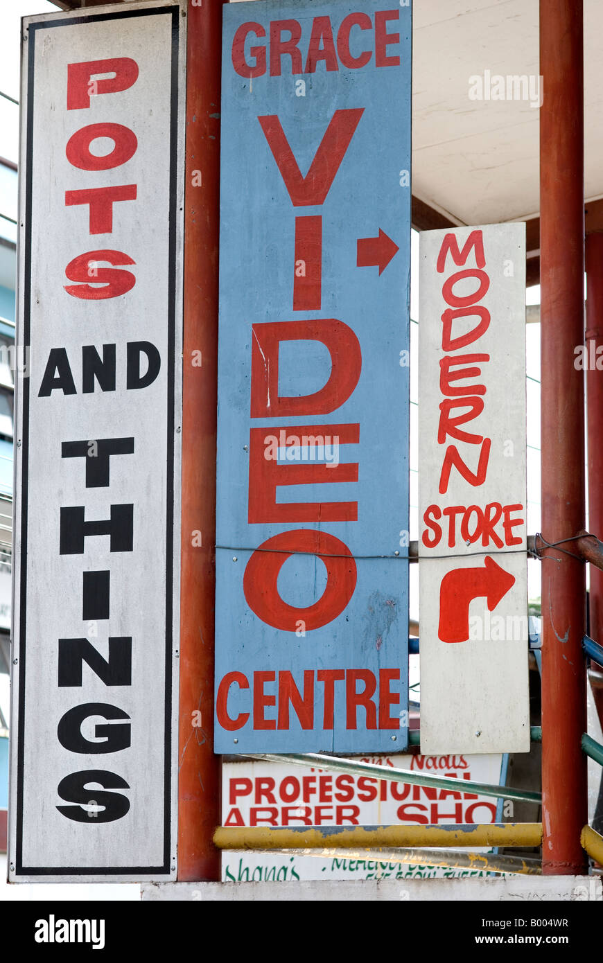 fiji nadi signage Stock Photo - Alamy