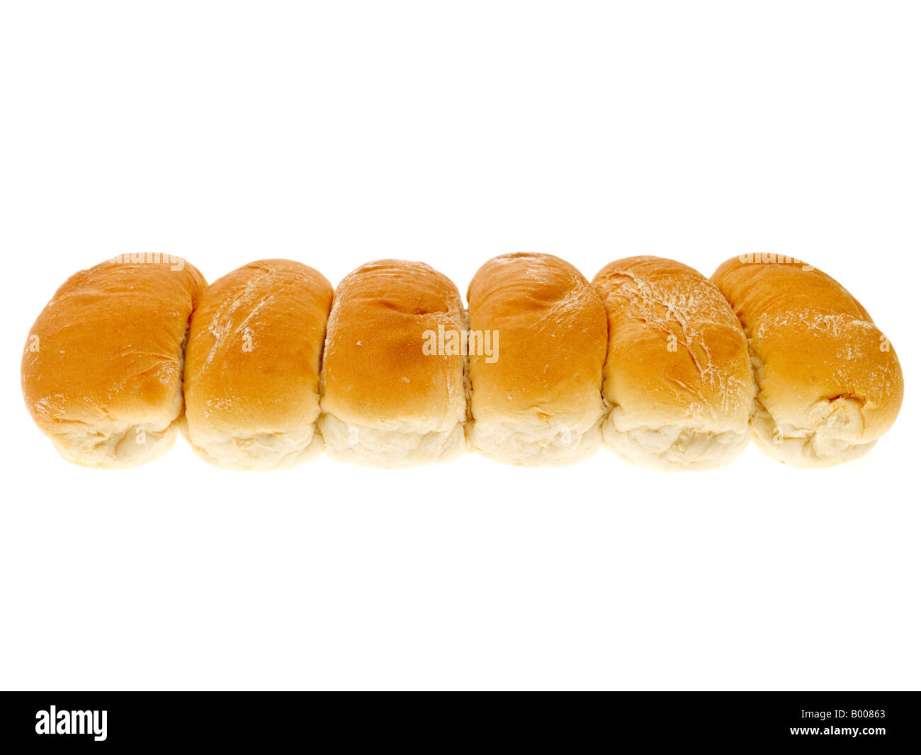 White Finger Rolls Stock Photo - Alamy