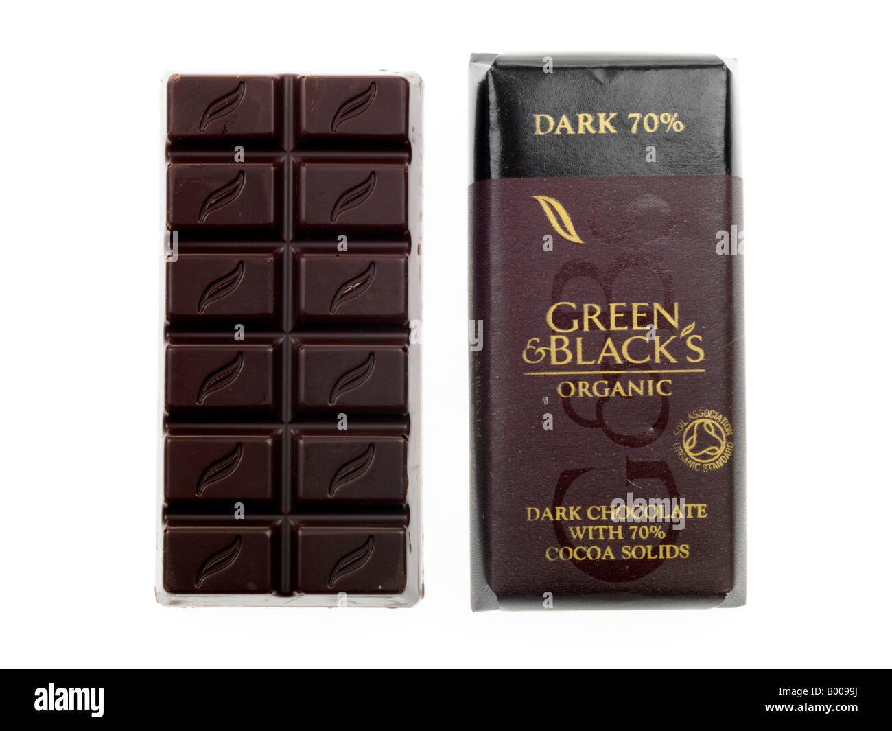 Dark chocolate bar isolated hi-res stock photography and images - Alamy