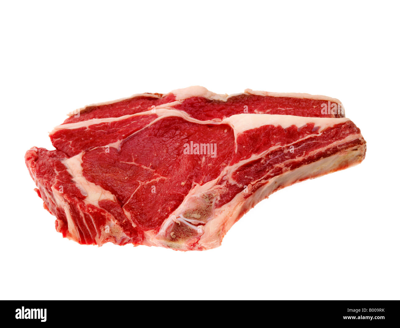 Fresh Raw Rib Eye Beef Steak, With No People Isolated On White Stock ...