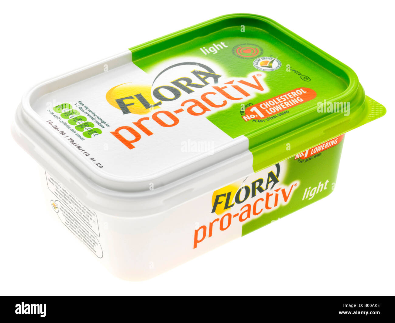 Flora margarine tub Cut Out Stock Images & Pictures - Alamy