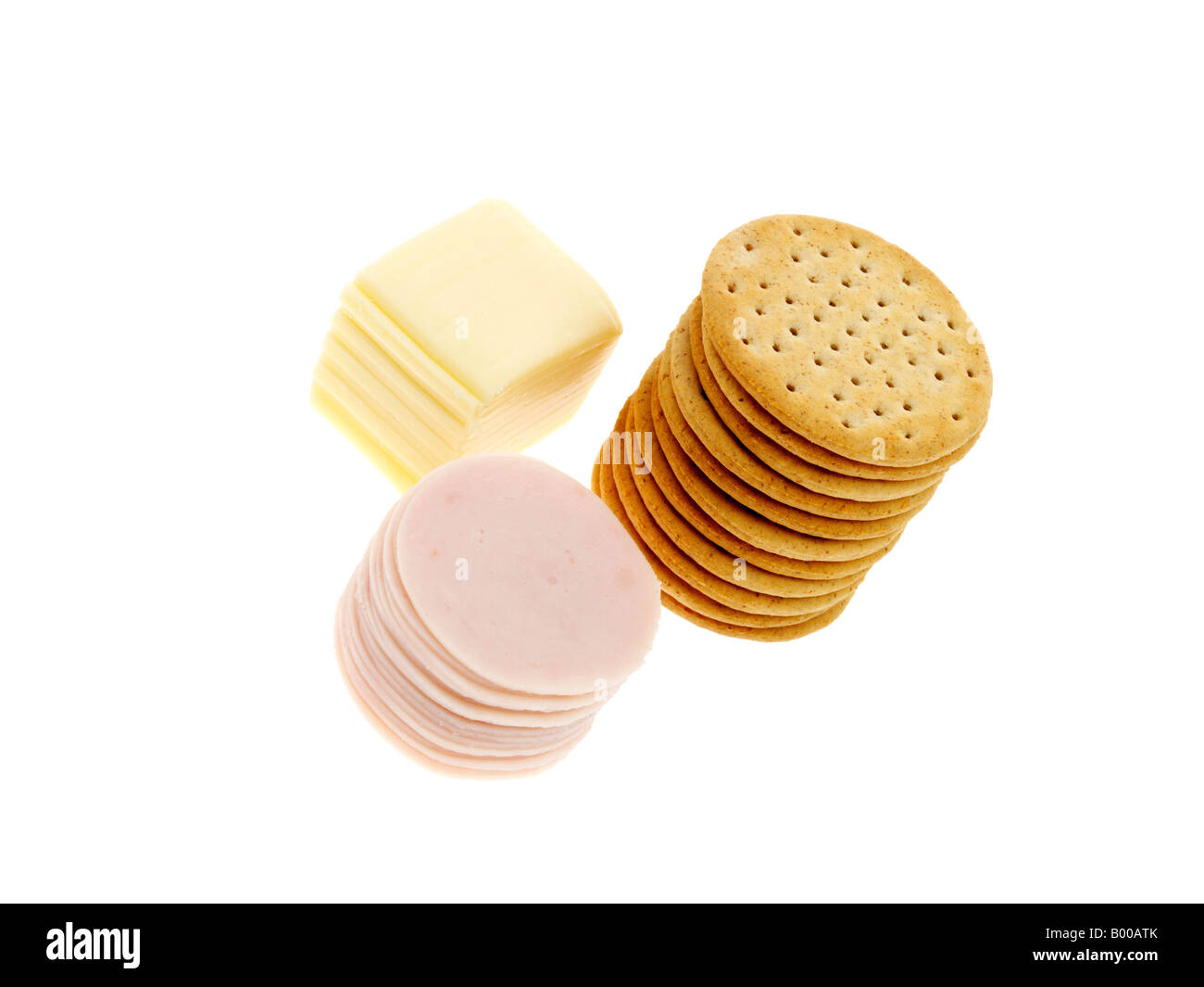 Chicken And Cheese Crackers Stock Photo - Alamy