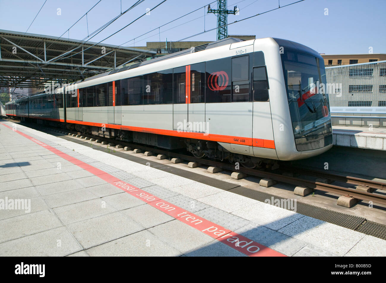 metro, Bilbao, Spain, Basque, European, train, underground, railway ...