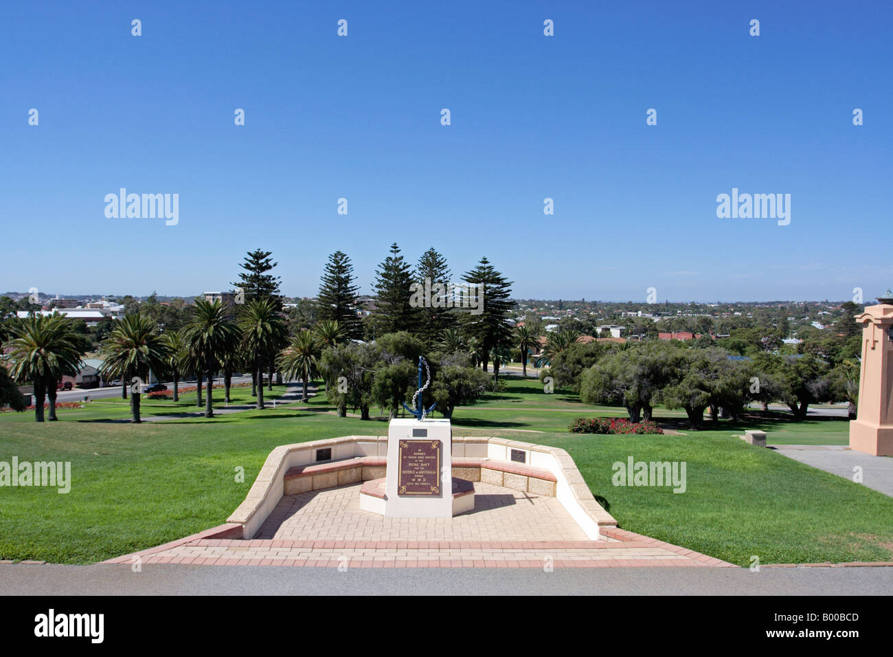 World war II Royal Navy memorial at Fremantle, Western Australia Stock ...