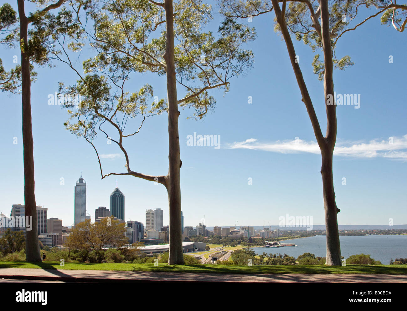 Perth city skyline silhouette hi-res stock photography and images - Alamy