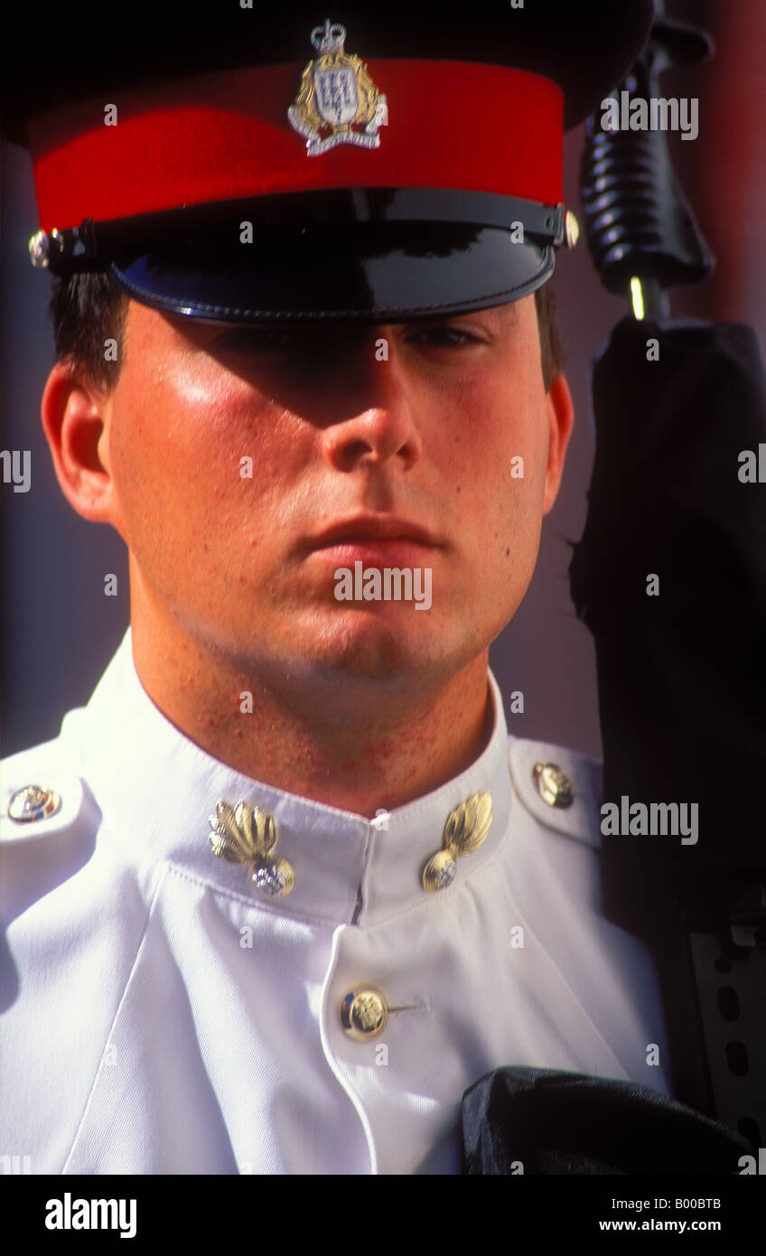 Guard at Gibraltar, Spain, Europe Stock Photo - Alamy