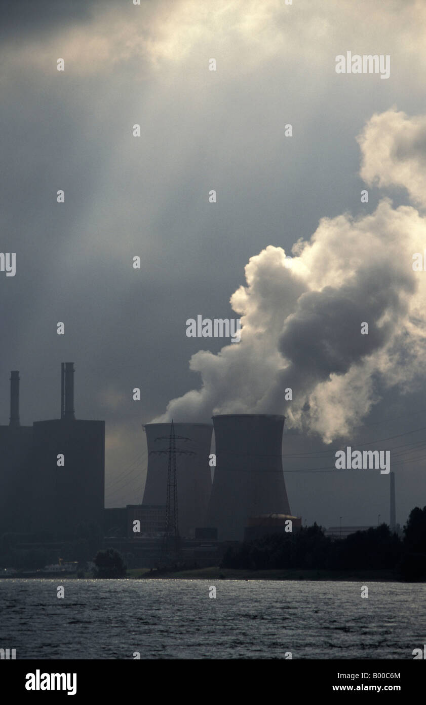 Port of Rotterdam power plant Stock Photo - Alamy