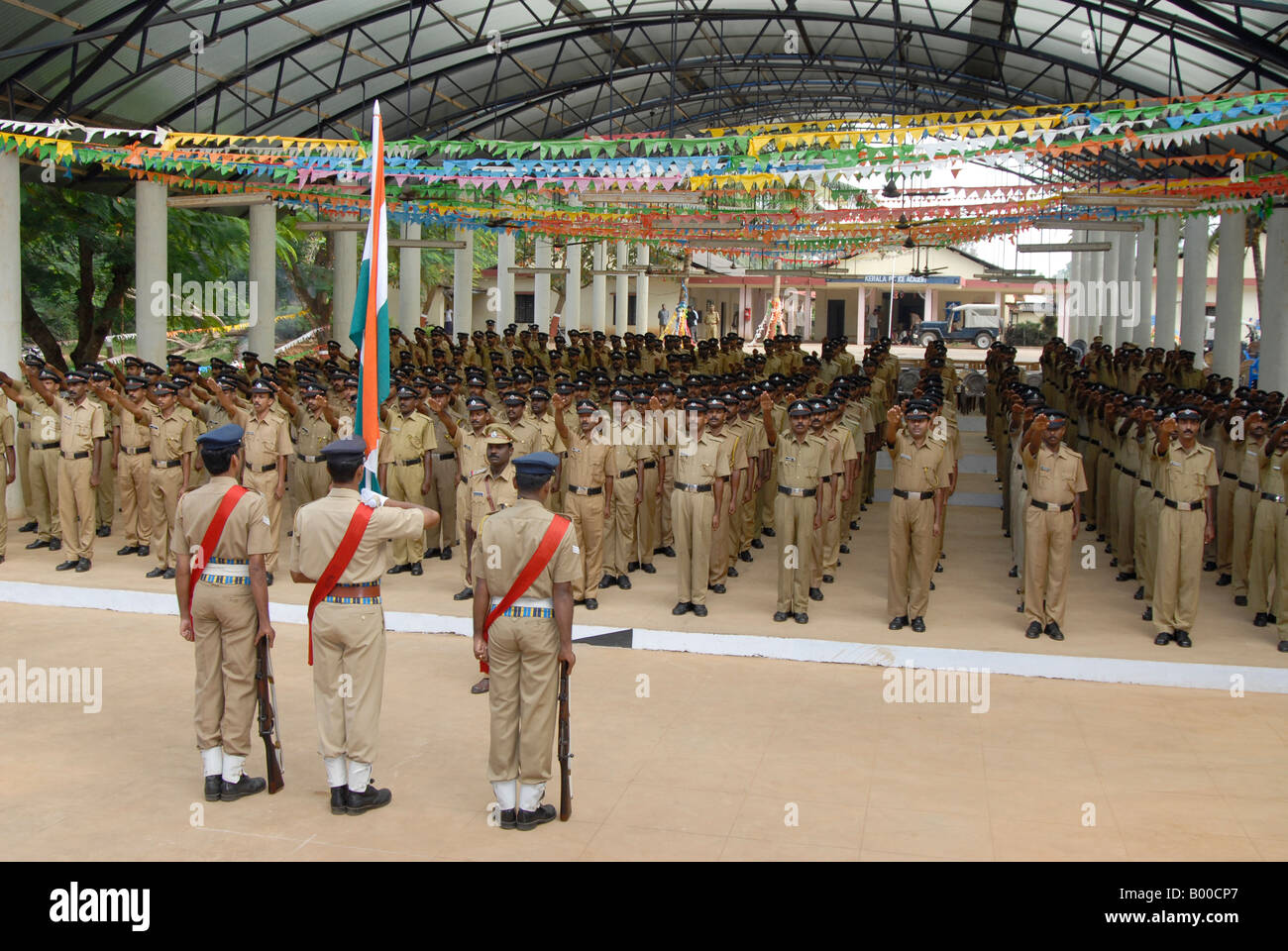 Kerala police parade hi-res stock photography and images - Alamy