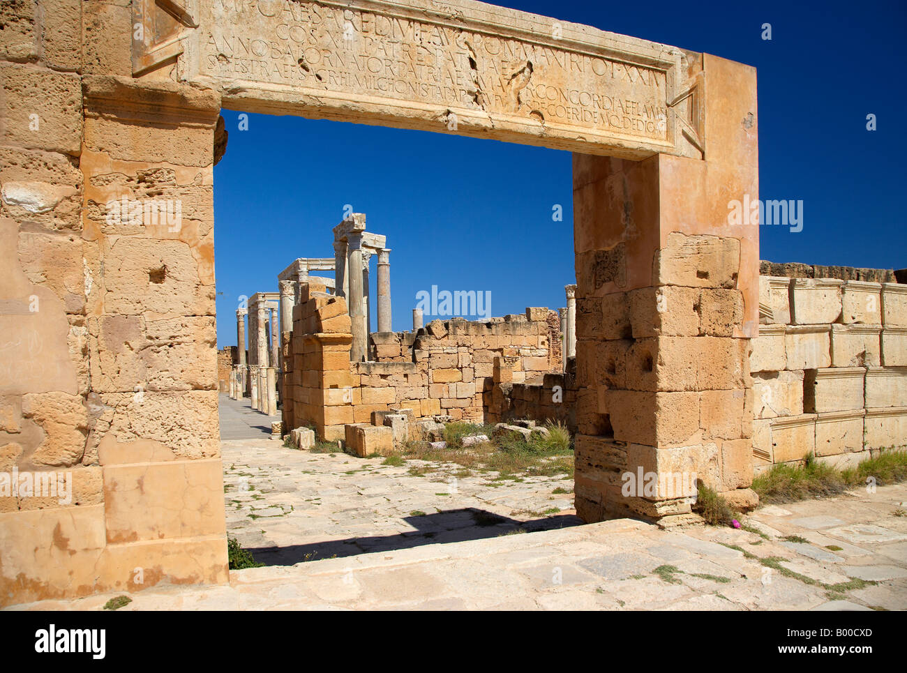Leptis Magna, Libya, North Africa Stock Photo - Alamy