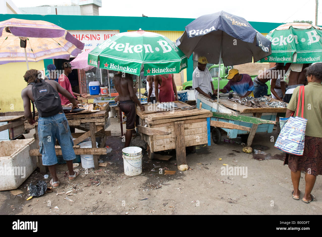 Castries market, St Lucia Stock Photo - Alamy