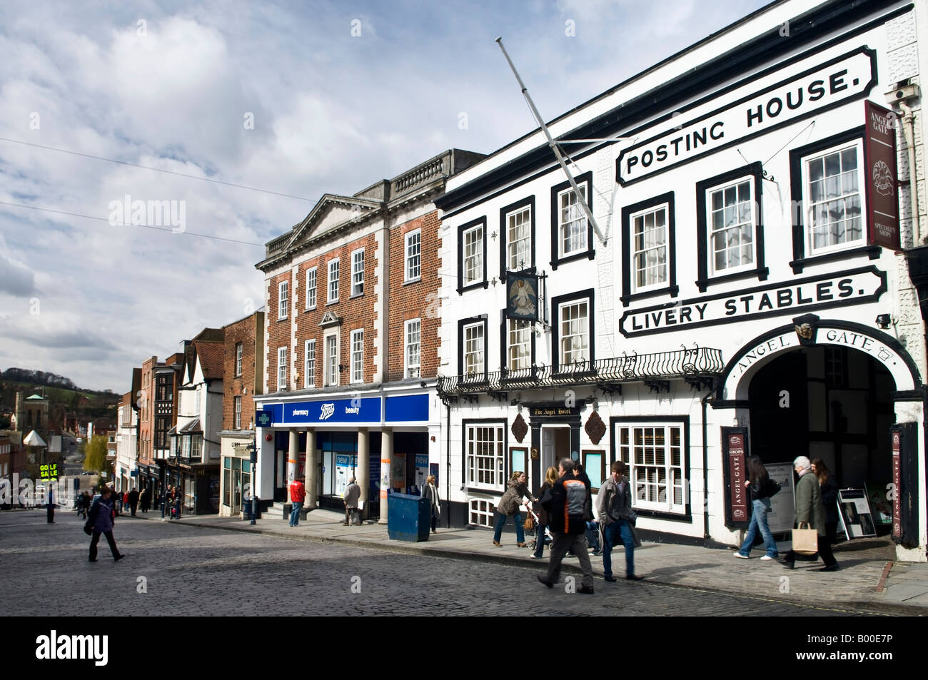 Guildford high street architecture hi-res stock photography and images ...