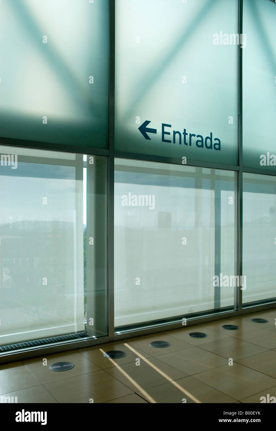 ENTRANCE, COSMOCAIXA (MUSEUM OF SCIENCE). BARCELONA, SPAIN Stock Photo ...
