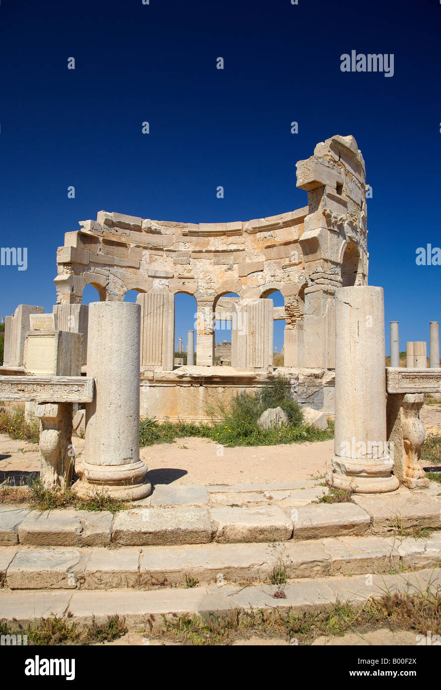 The Market, Leptis Magna, Libya, North Africa Stock Photo - Alamy