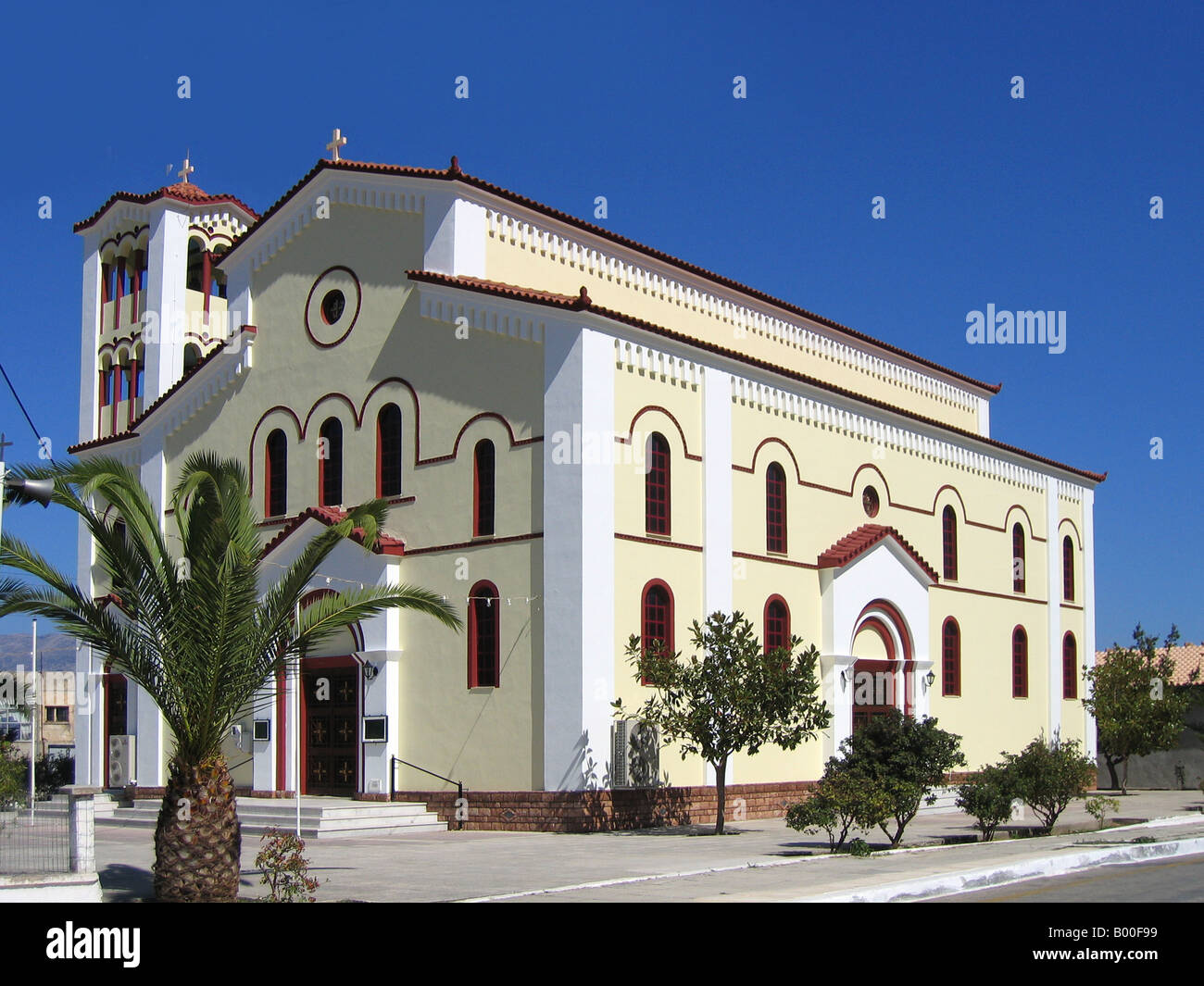 View of Church at Sami, Kefalonia Greece Stock Photo - Alamy