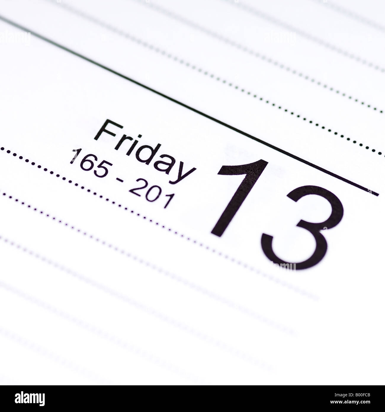 Friday 13 calendar hi-res stock photography and images - Alamy