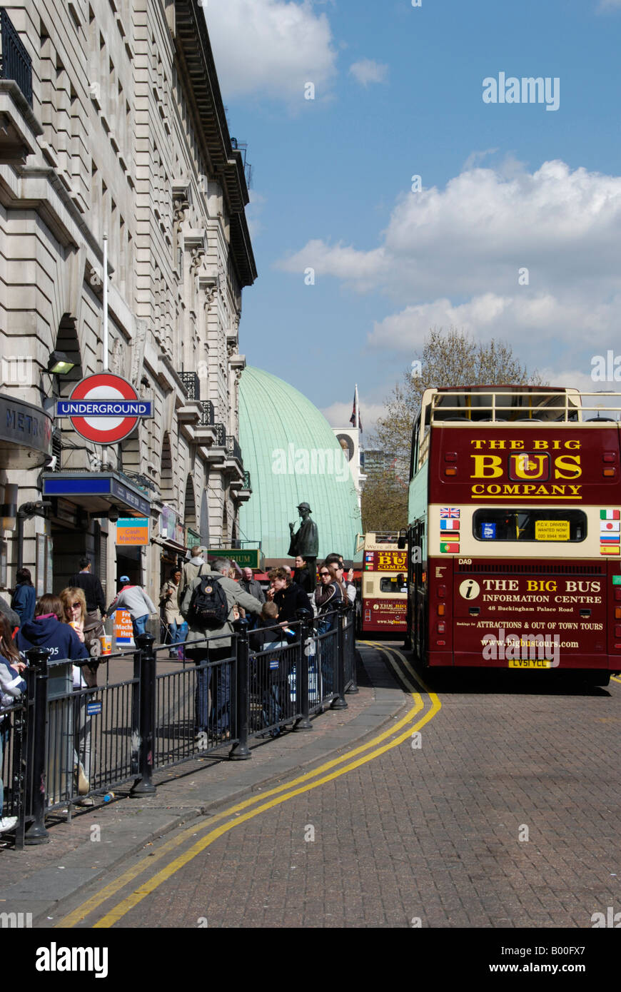 Outside Baker Street Underground Station London Stock Photo - Alamy