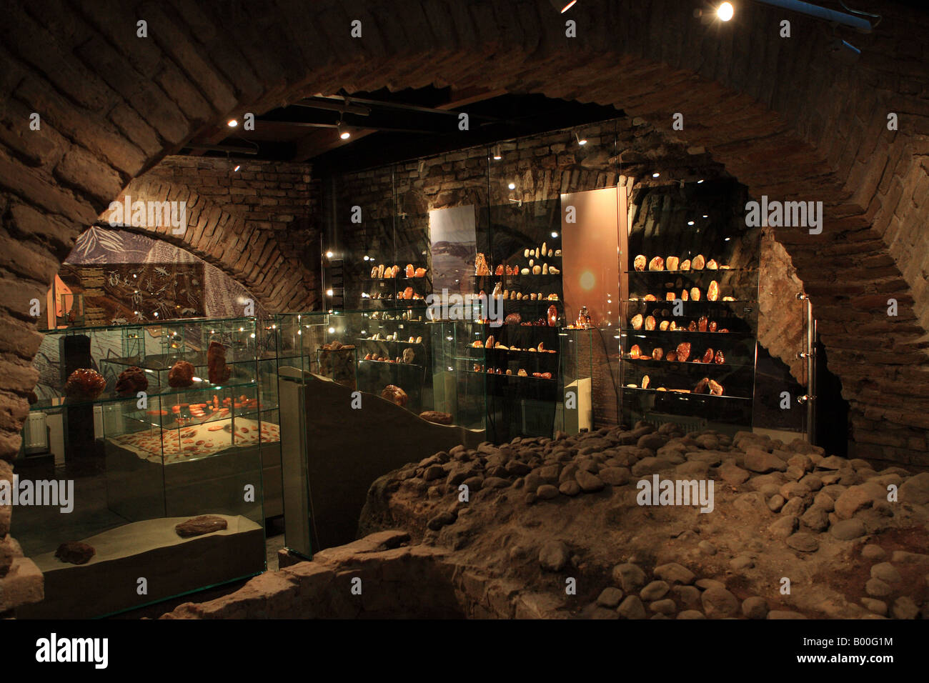 Amber museum in Vilnius old town Lithuania Stock Photo - Alamy