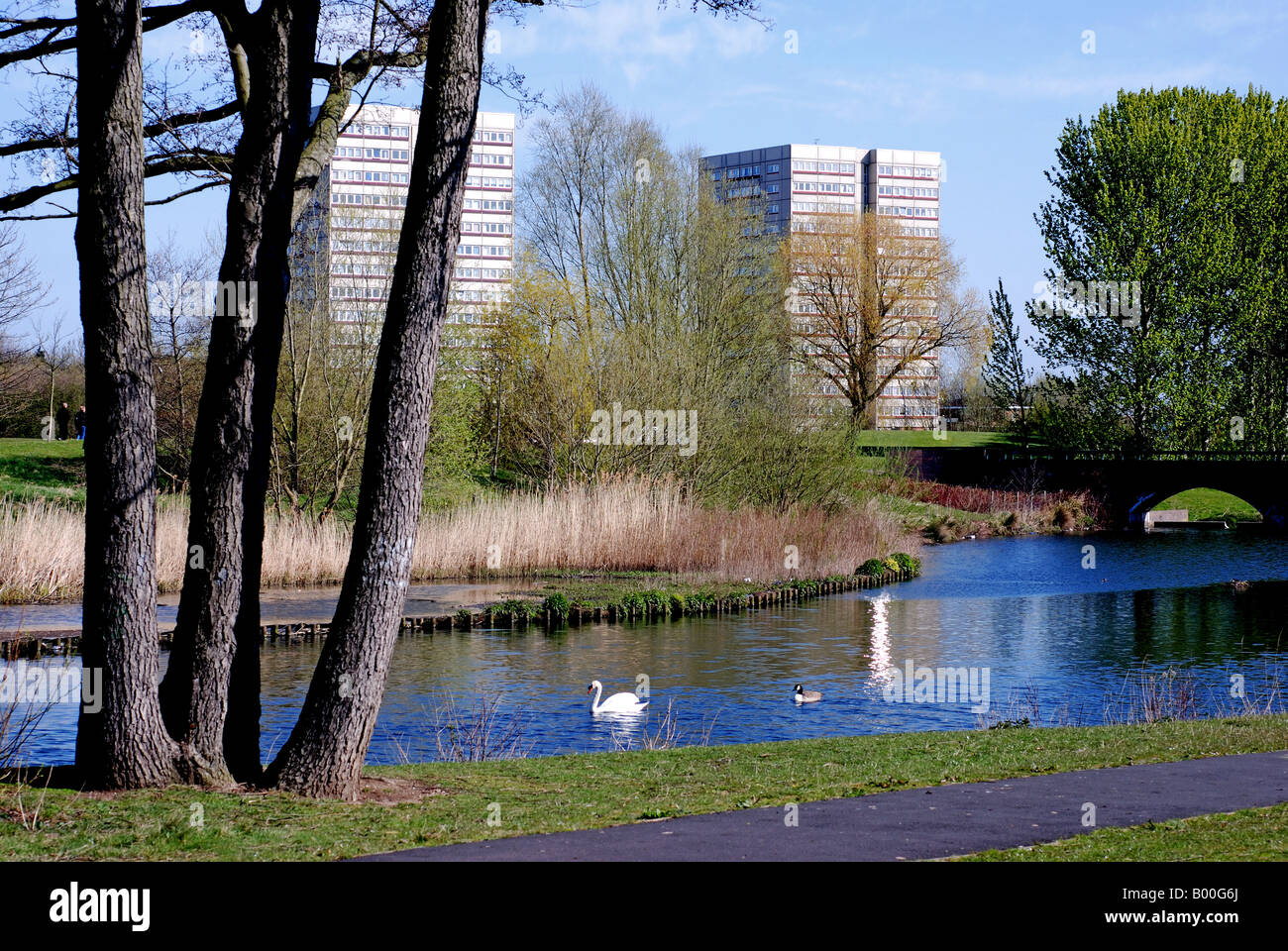Meriden Park, Chelmsley Wood, West Midlands, England, UK Stock Photo ...
