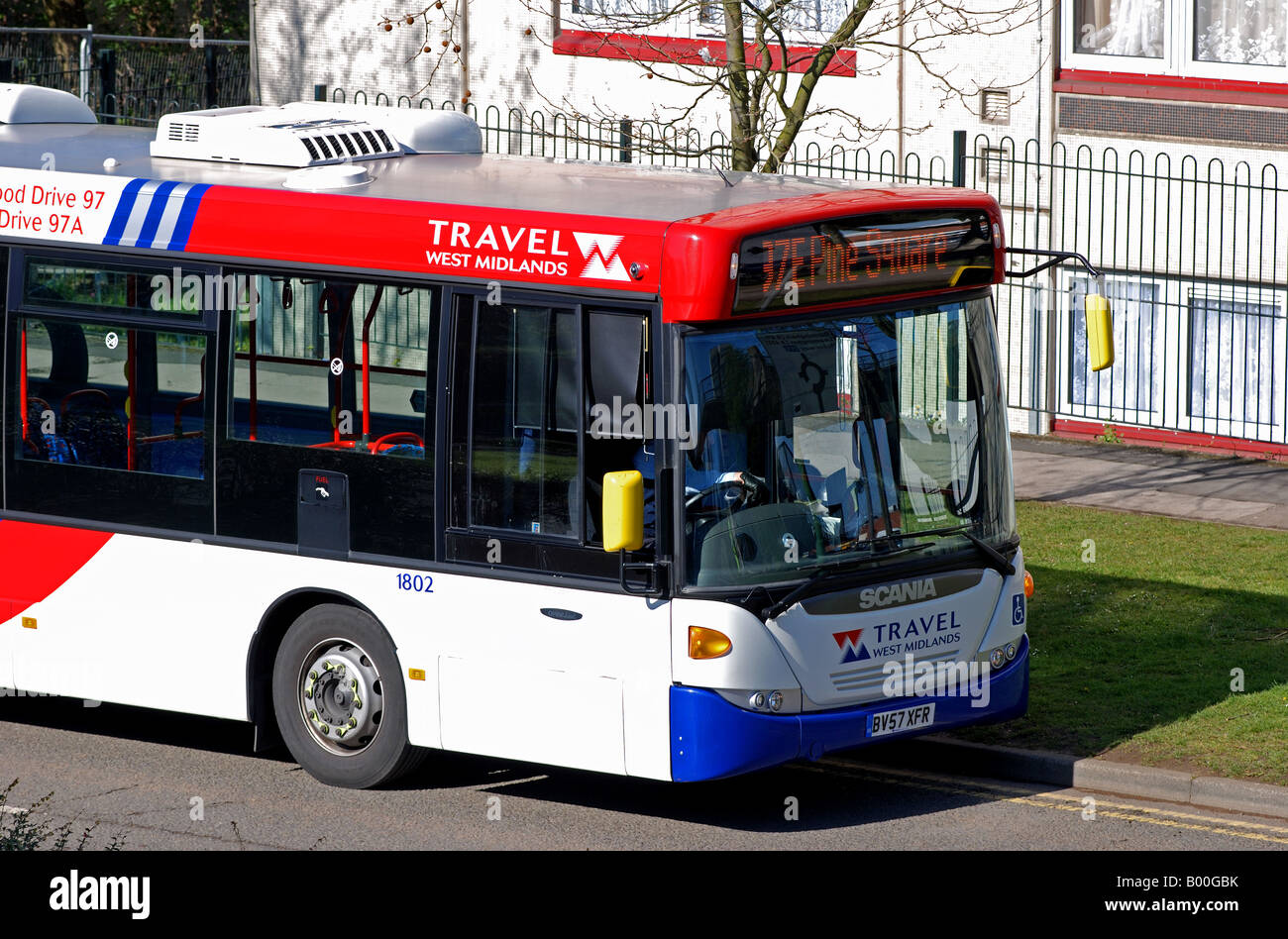 Travel West Midlands bus at Chelmsley Wood, West Midlands, England, UK ...
