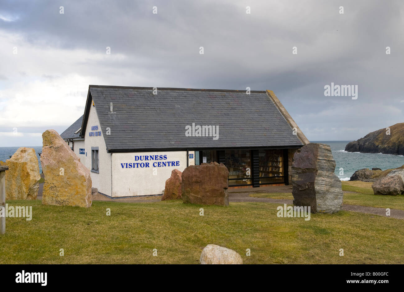 Durness Visitors Centre Stock Photo - Alamy