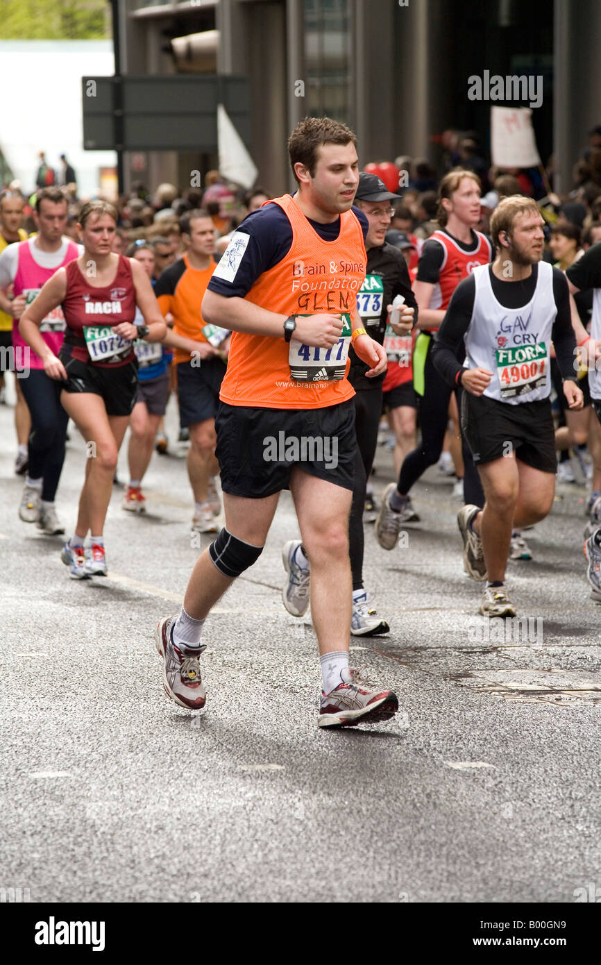 Charity Runners London Marathon 2008 High Resolution Stock Photography ...
