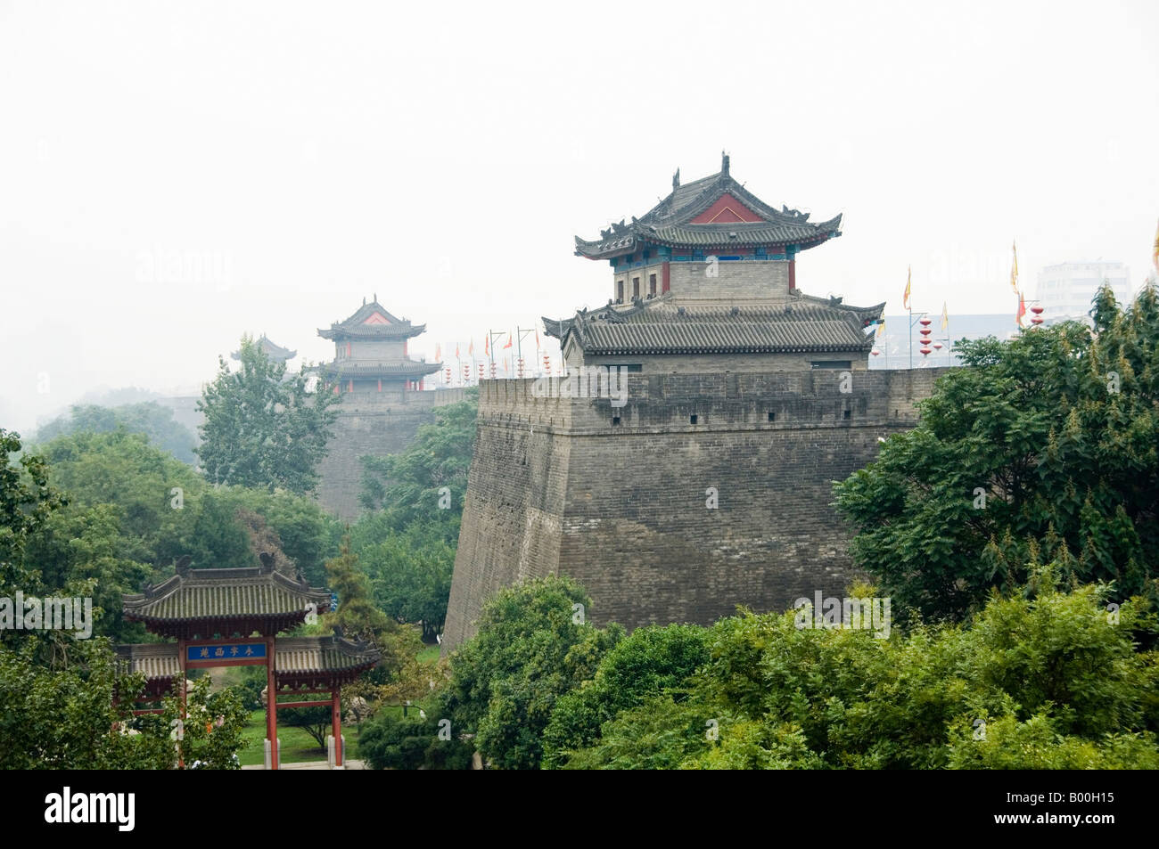 Antient Walled City of Xian Shaanxi China Stock Photo - Alamy