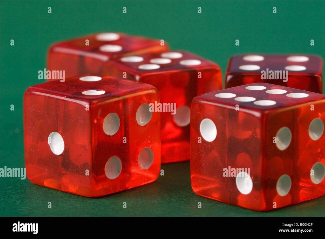 Five dice hi-res stock photography and images - Alamy