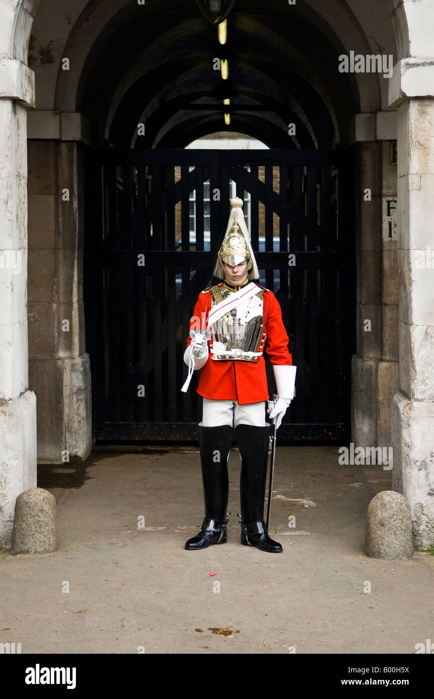 Lifeguard at Whitehall London England UK Stock Photo - Alamy