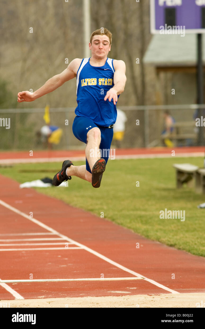 College Track and Field Stock Photo - Alamy