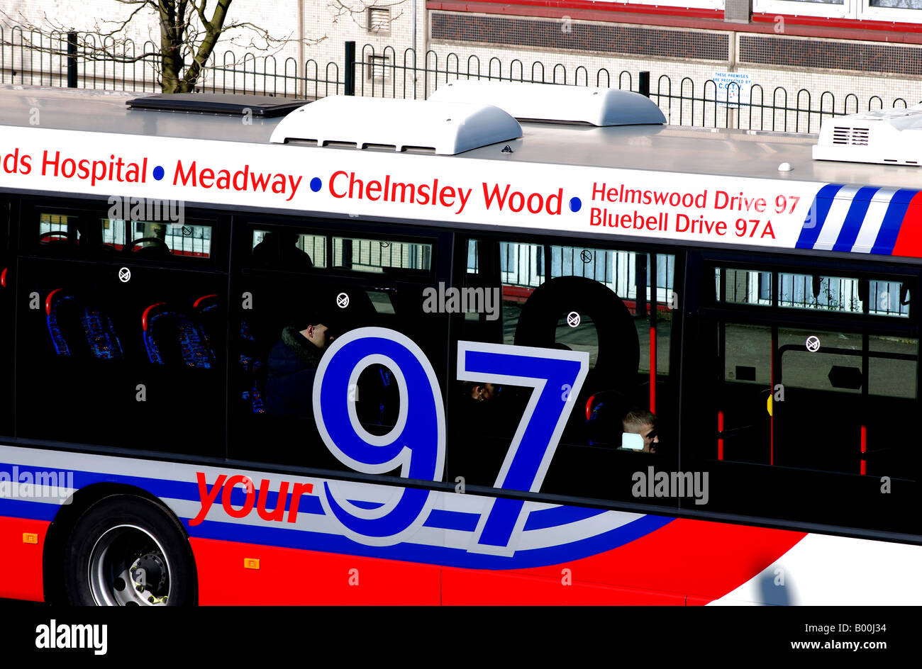 Route 97 bus birmingham hi-res stock photography and images - Alamy