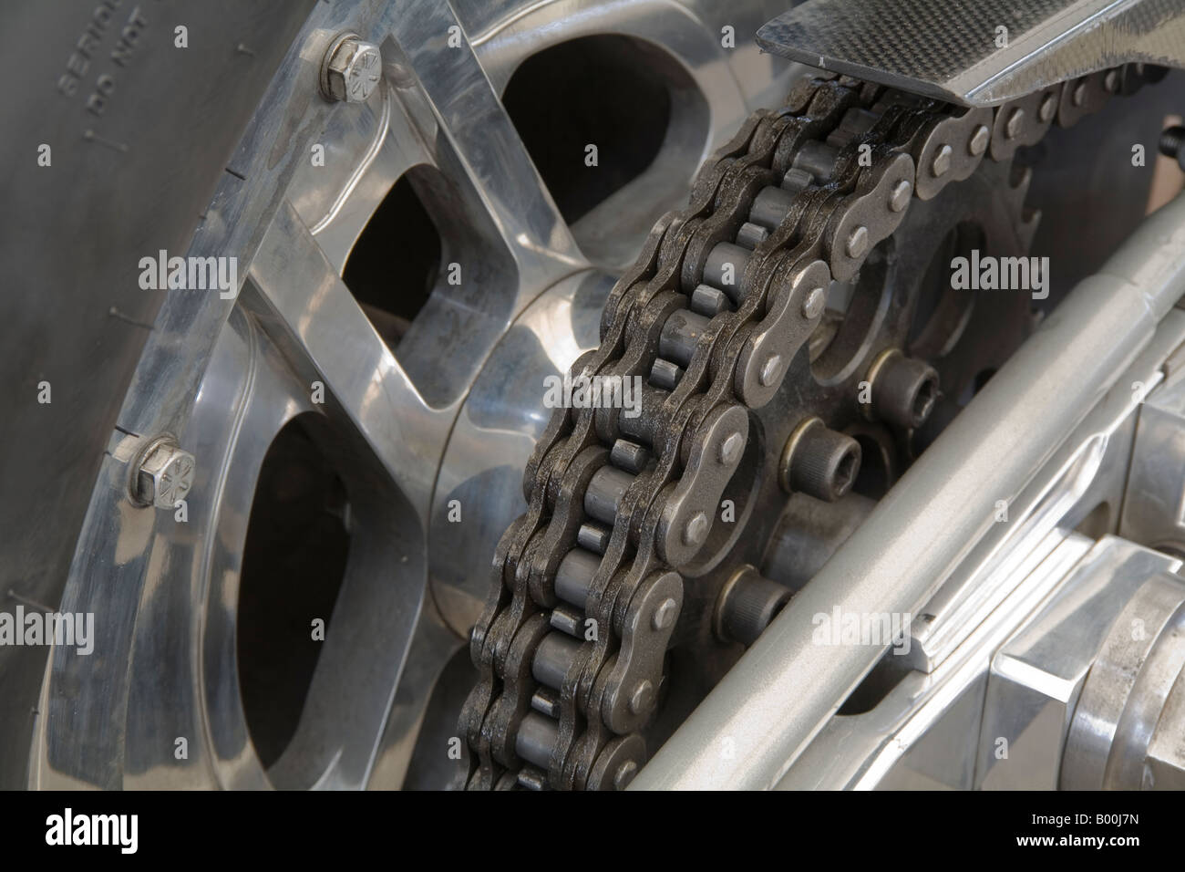 close up of chain on a nitro Harley Top Fuel motorcycle Stock Photo - Alamy