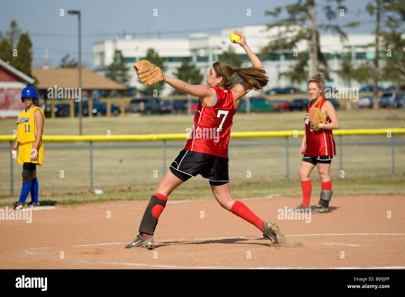 Softball pitch hi-res stock photography and images - Alamy
