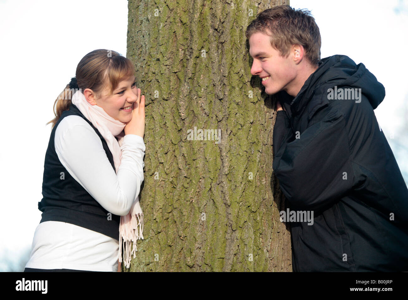 Flirt happily hi-res stock photography and images - Alamy