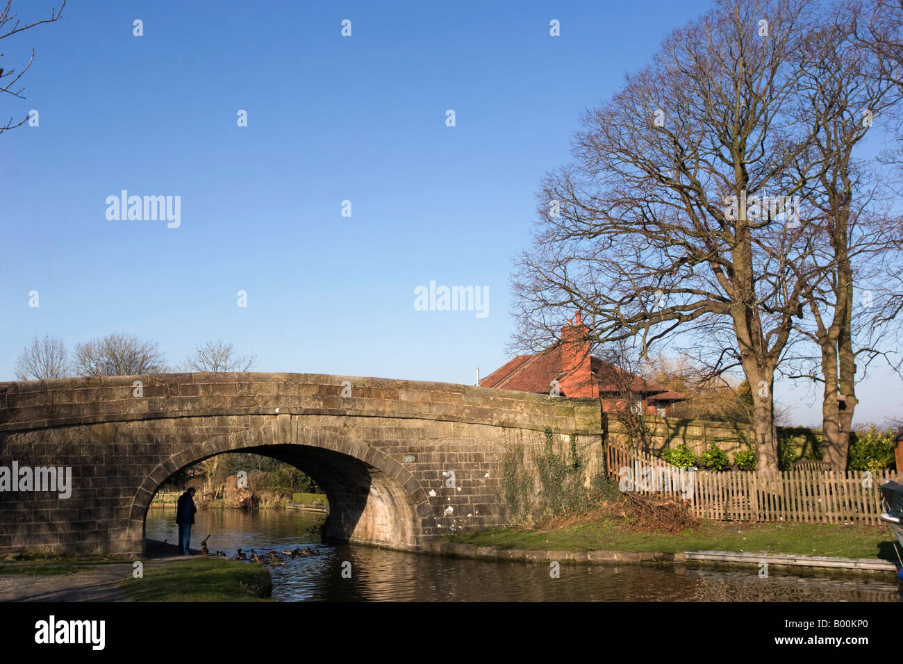 Lancaster canal at Garstang Stock Photo - Alamy