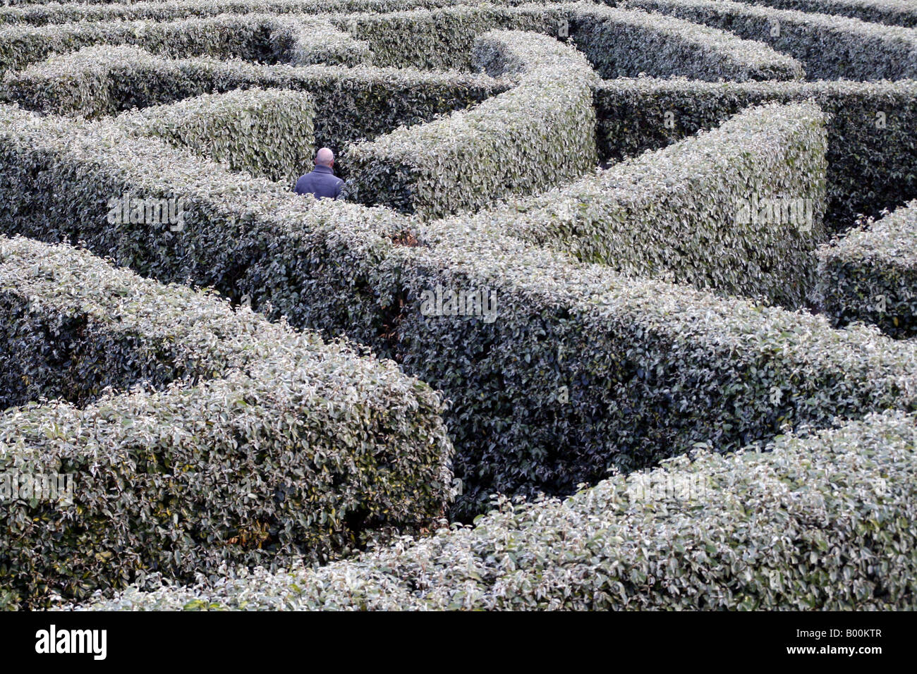 Maze in La Coruña, Spain Stock Photo - Alamy