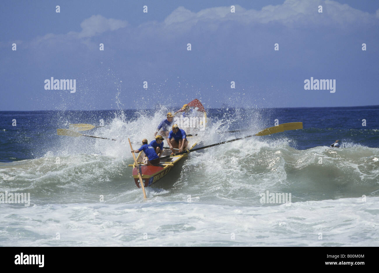 Newcastle Blacksmiths beach Surf Lifesaving championships SURFBOAT ...
