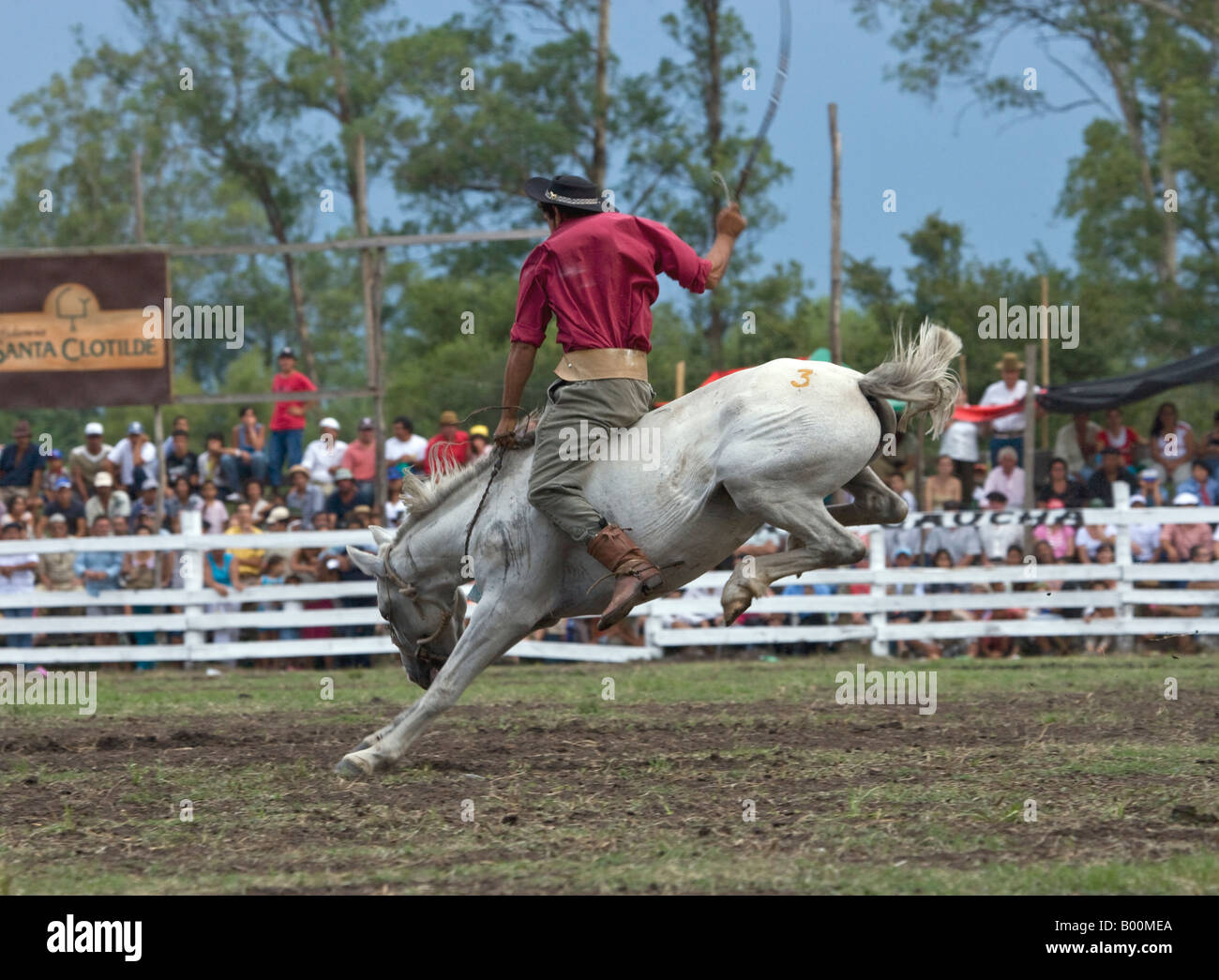 rodeo horse Uruguay fiesta gaucho cow-boy cowboy Stock Photo - Alamy