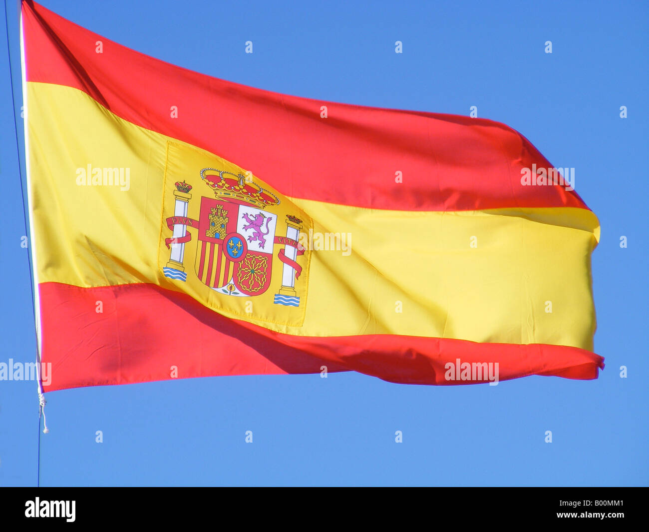 National Flag of Spain Stock Photo - Alamy