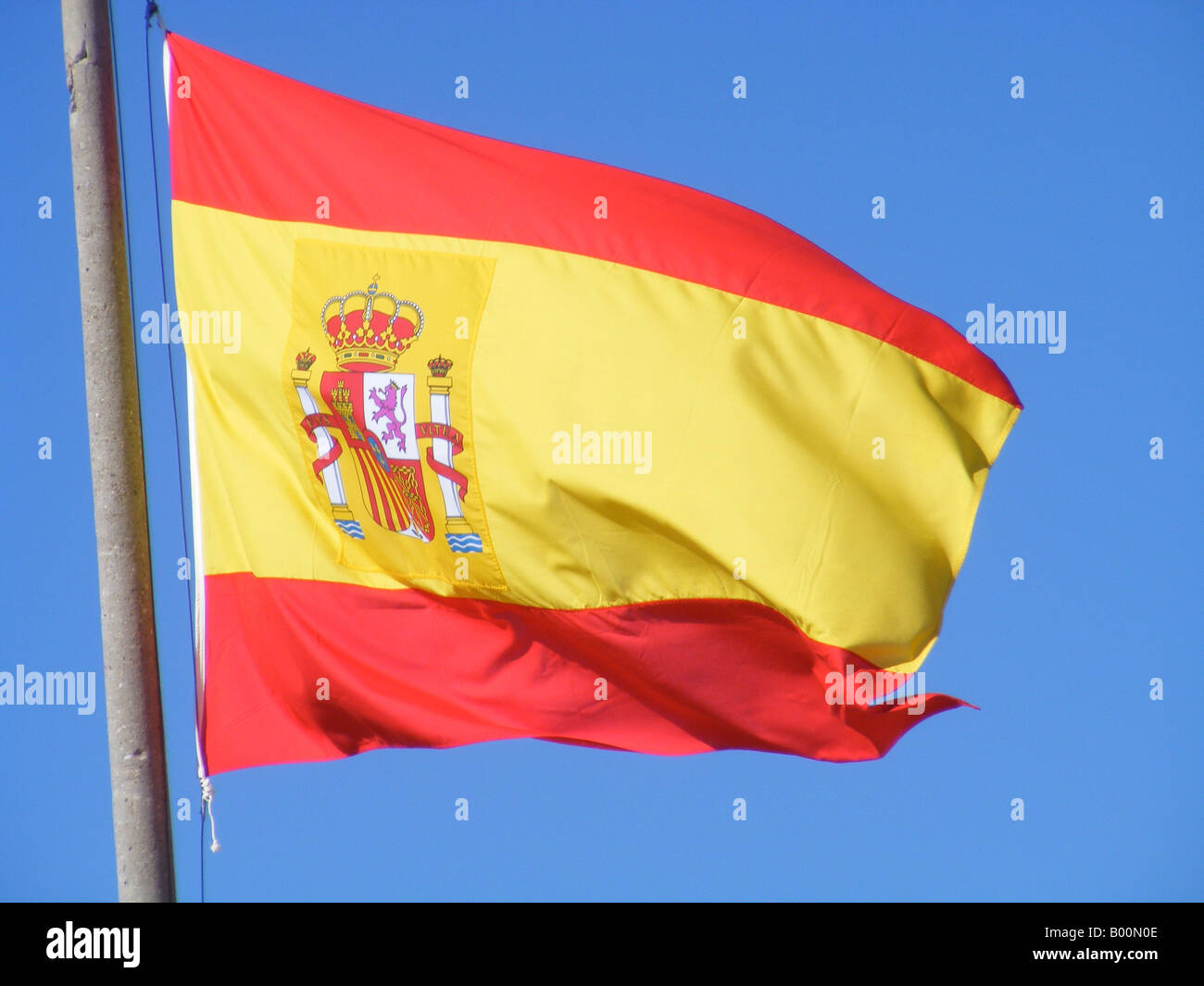 National Flag of Spain Stock Photo - Alamy