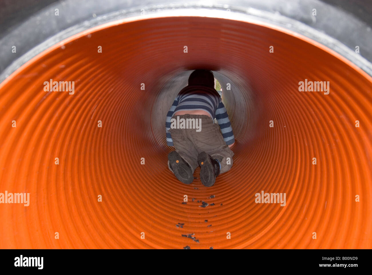 Child Having Fun At Moo Play Farm,Brampton,Suffolk,Uk Stock Photo - Alamy