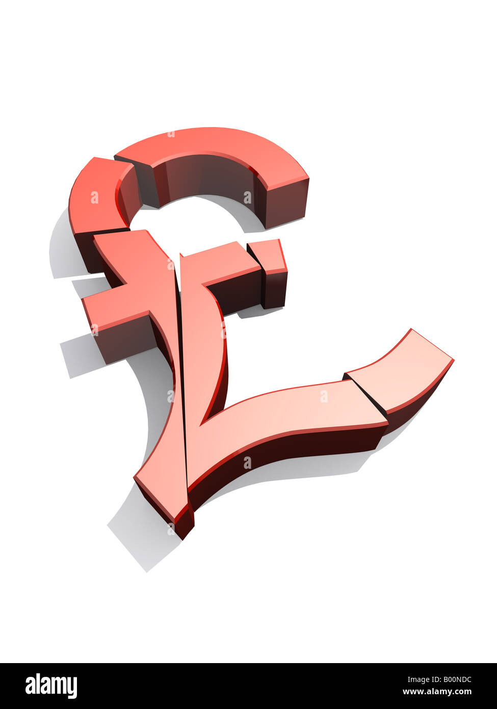 red broken pound Stock Photo - Alamy