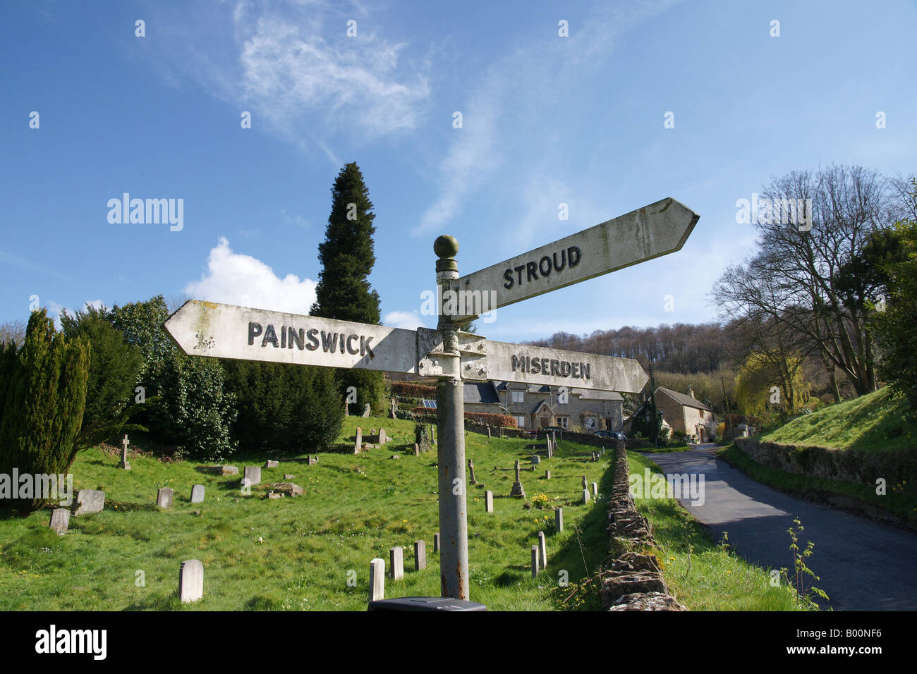 Sheepscombe Gloucestershire England Cotswold Stock Photo - Alamy