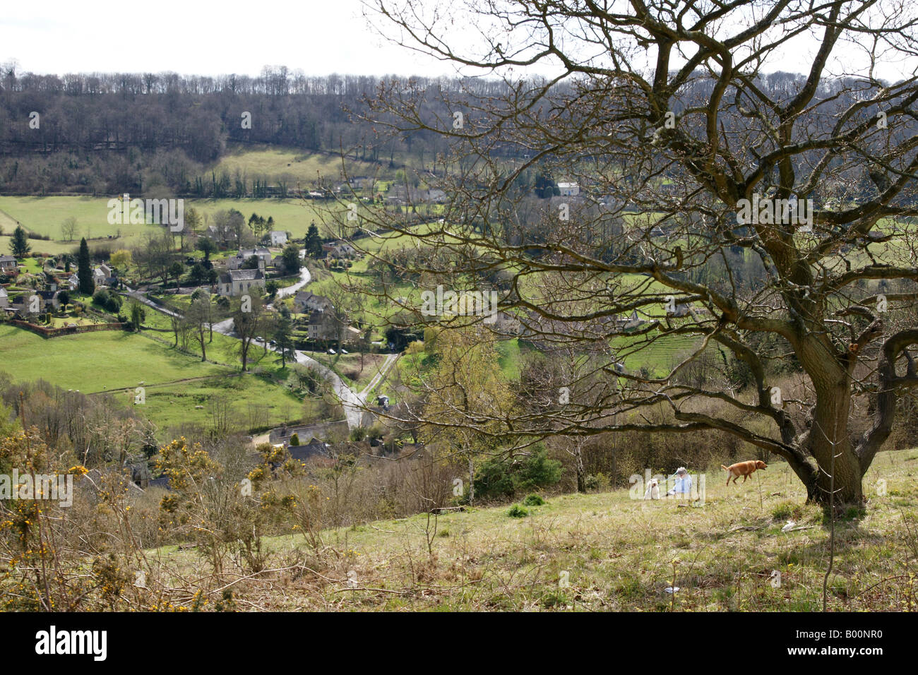 Sheepscombe Gloucestershire England Cotswold Stock Photo - Alamy