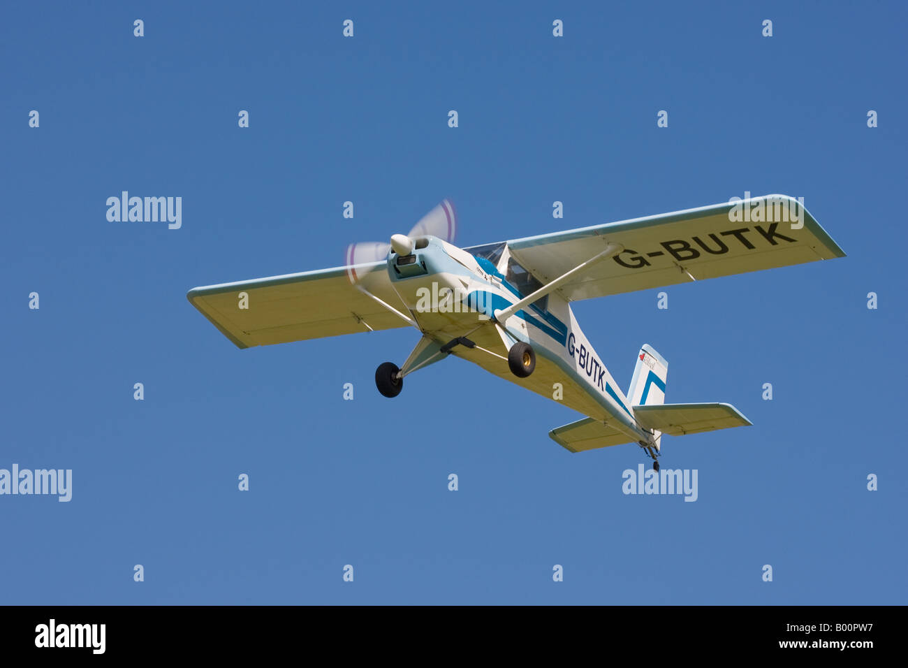 Murphy Rebel G-BUTK homebuilt microlight aircraft in flight Stock Photo ...