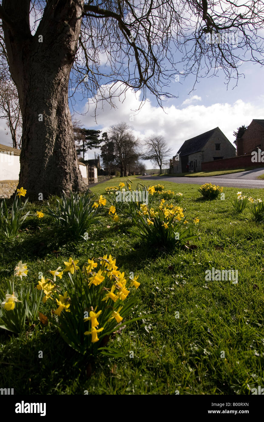 Honington village in spring. Warwickshire, England, UK Stock Photo - Alamy