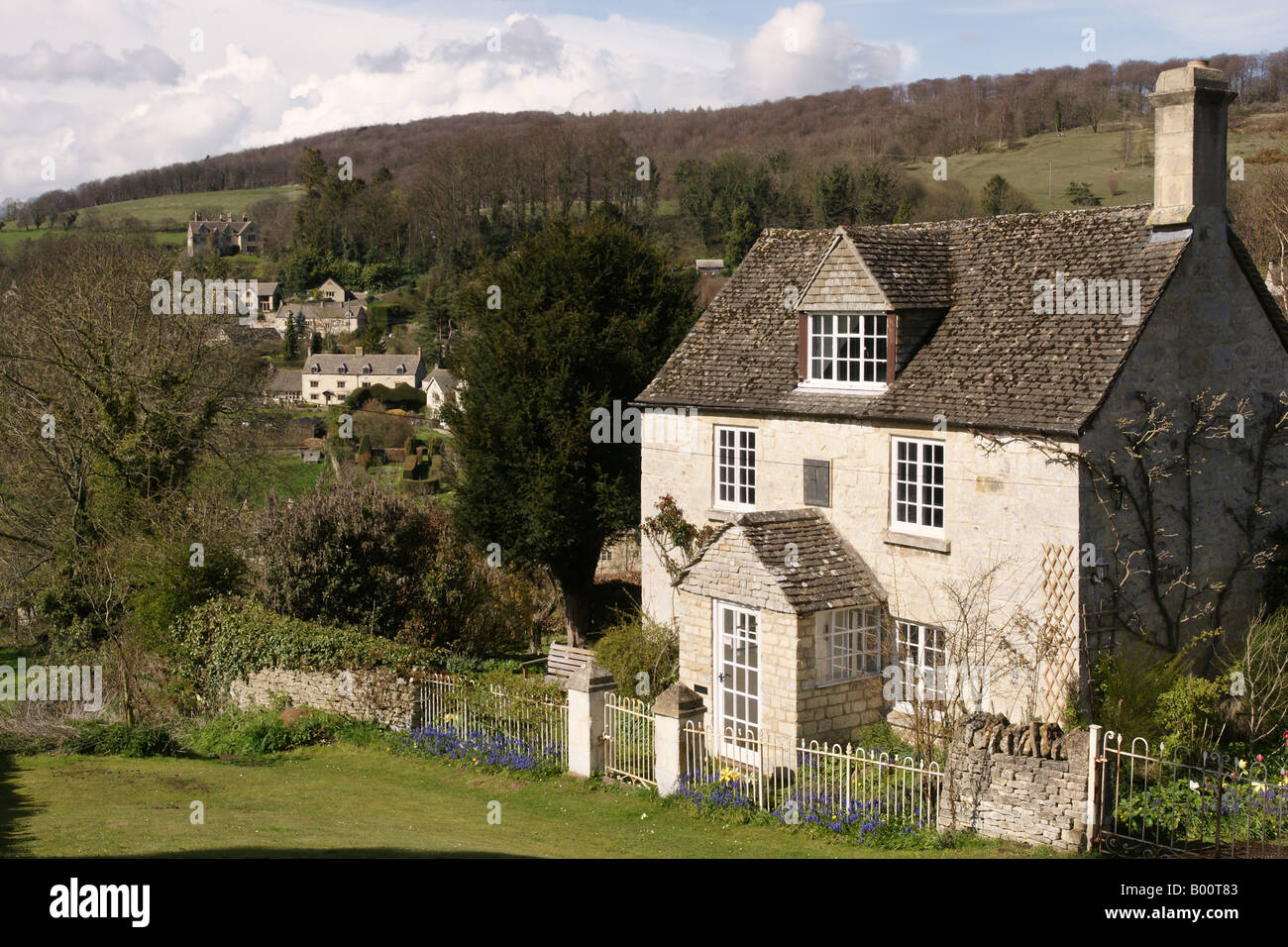 Sheepscombe Gloucestershire England Cotswold Stock Photo - Alamy